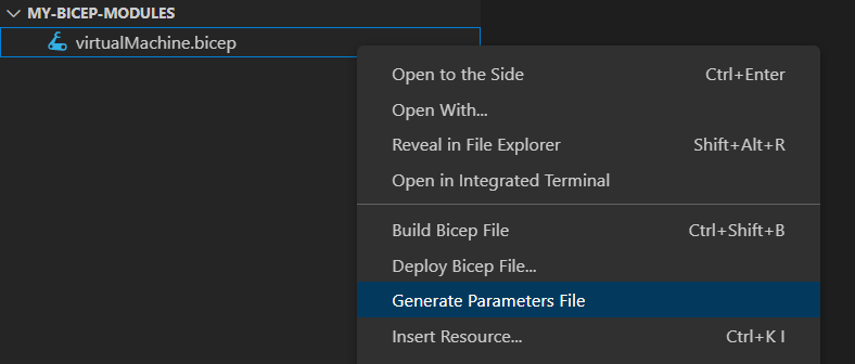Generate Azure Bicep parameters with Azure CLI or Visual Studio Code ...