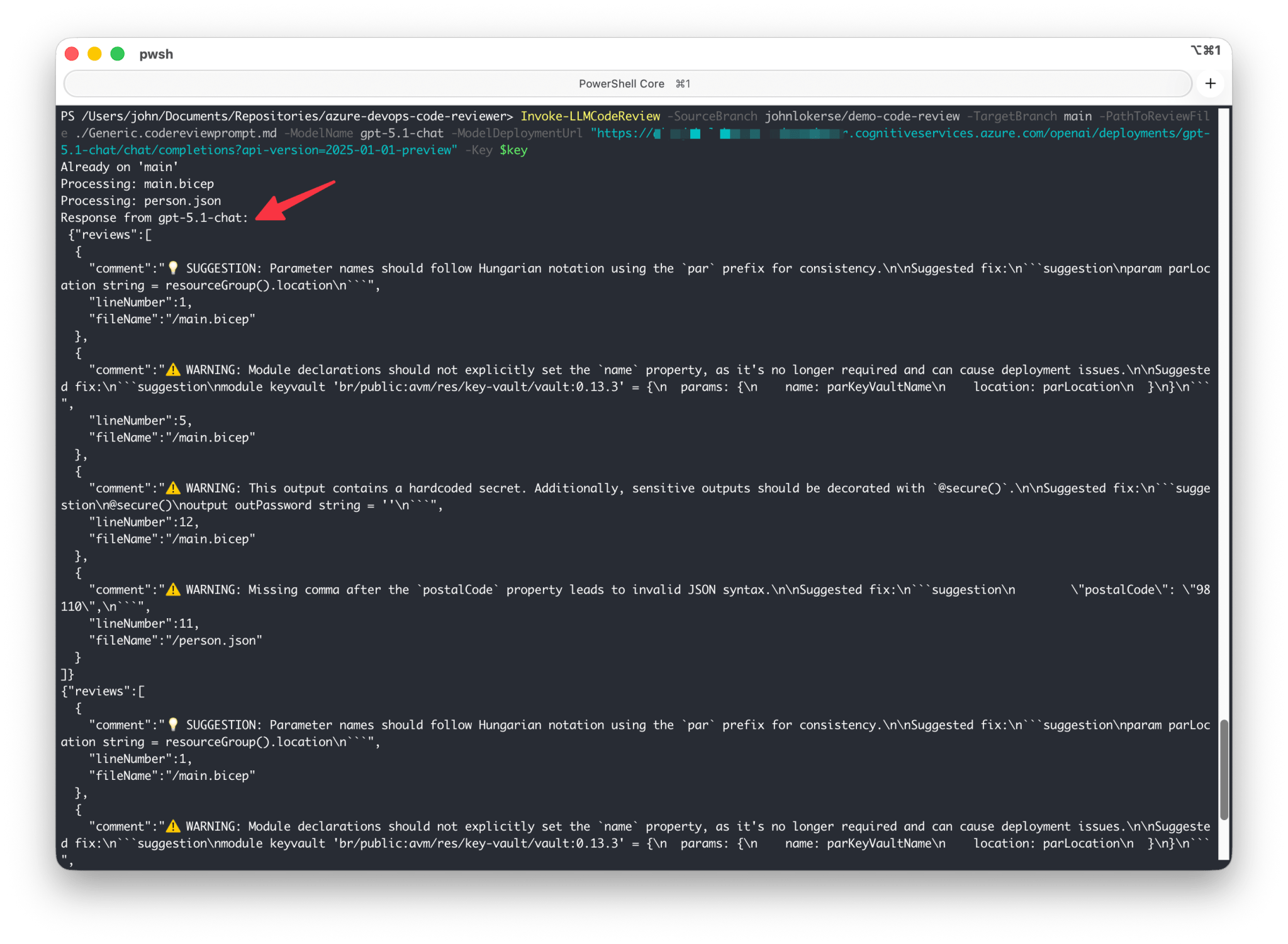 Automated Code Reviews in Azure DevOps using OpenAI models powered by Microsoft Foundry – John ...